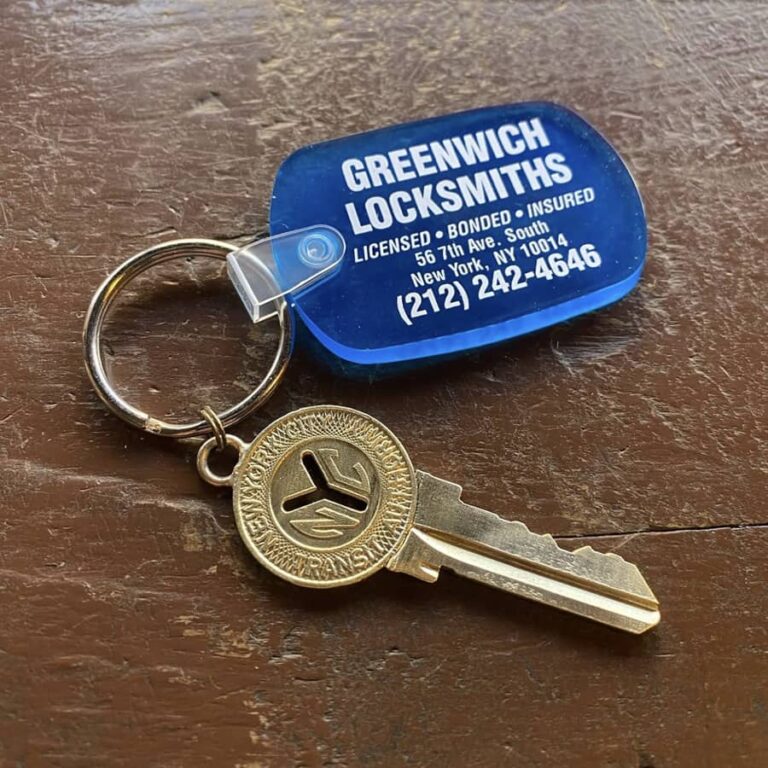 NYC Subway Token Keys Handcrafted by Greenwich Locksmiths